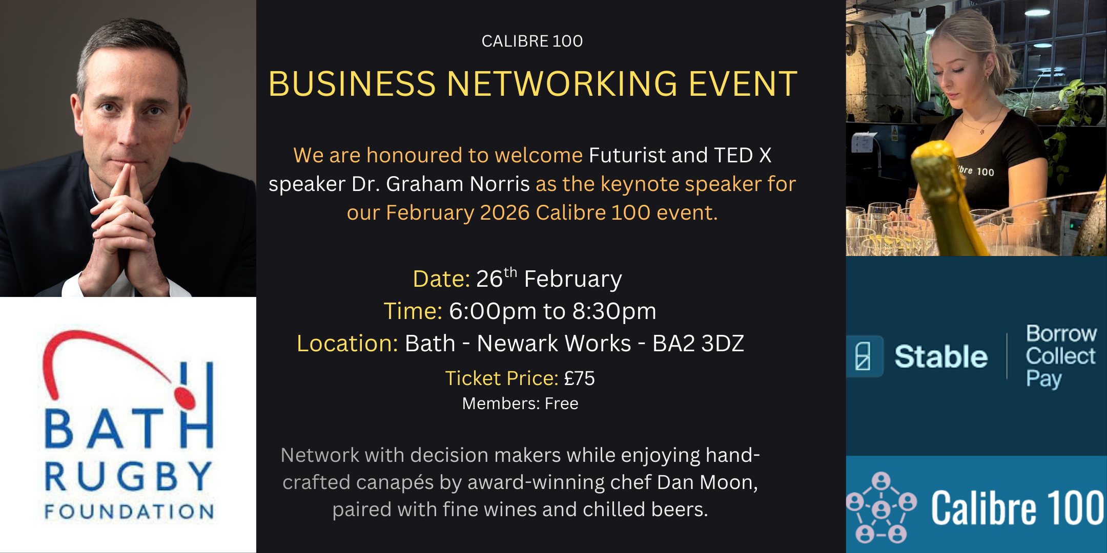 February - 2026 | Calibre 100 - Networking Bath | Networking Events Bath